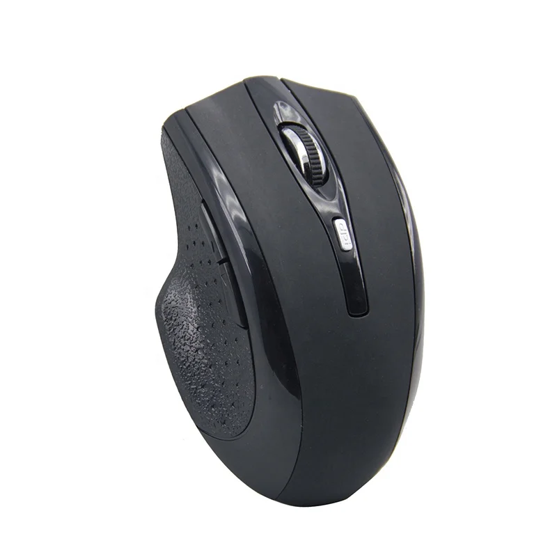 Mw-058 6d Buttons Ergonomic Comfortable 2.4g Wireless Mice Full Black ...