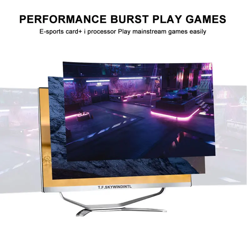 High Quality Gaming Desktop Computer 24 27 32 Inch in All-in-one PC ...