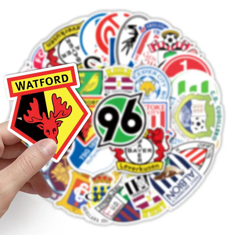 Football Club Stickers - Customizable Soccer Team Stickers