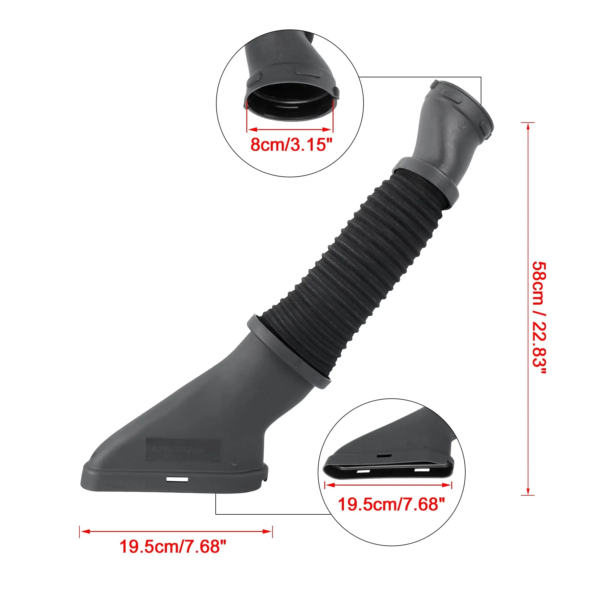 2780902482 2780902582 Left Right Air Intake Inlet Duct Hose For ...