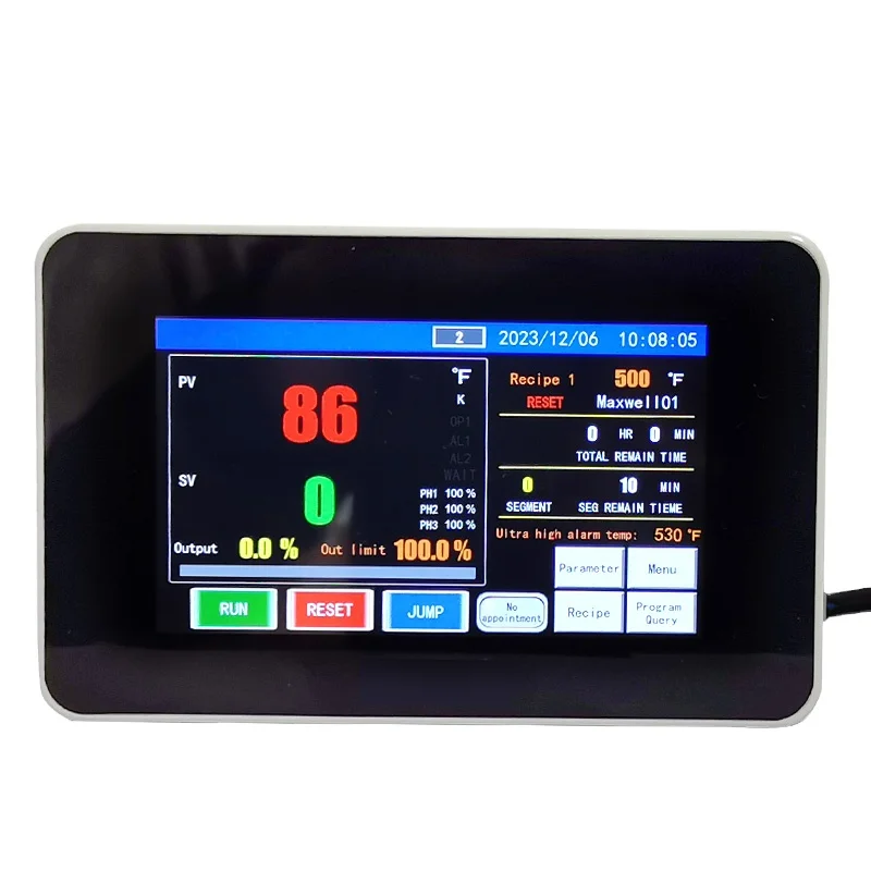 Ramp Soak Wi-Fi PID Kiln Temperature Controller with 3 SSR