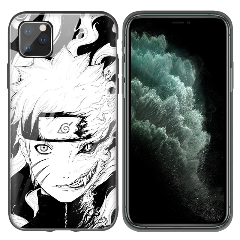 Custom Print Anime Naruto Phone Case For Iphone 12 11 Pro Xr Xs Max ...
