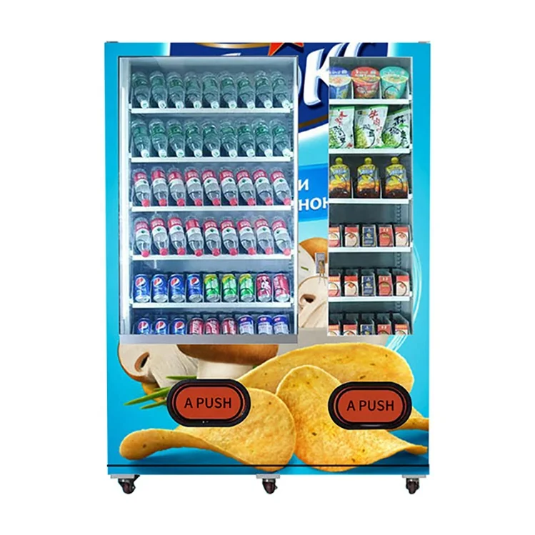 Automatic Vending Machine Spiral Spring Vending Machine With Cash/Coins ...
