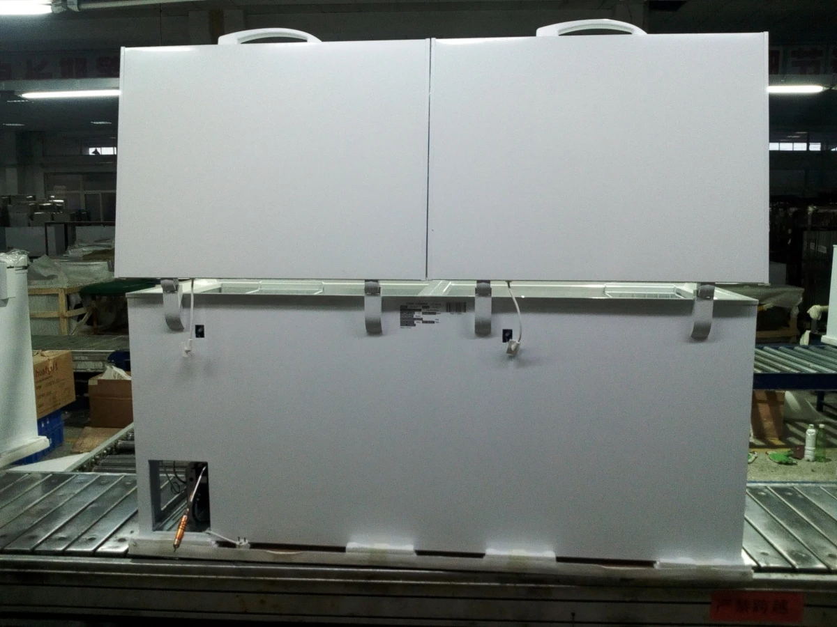 Big Capacity Commercial Double Door Horizontal Freezer