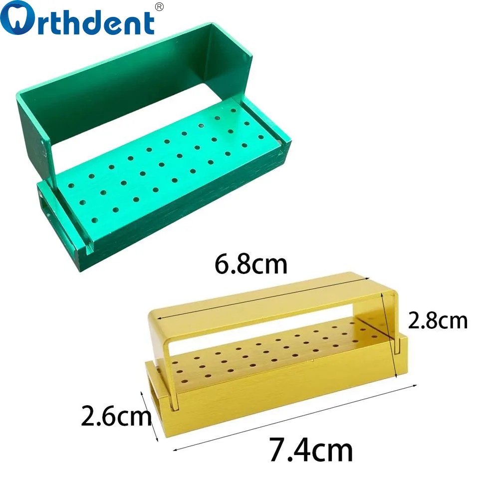 30 Holes Dental Bur Holder Autoclavable Disinfection Sterilizer ...
