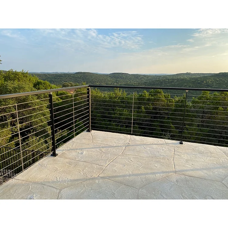 Fabricated Metal Balcony Railing Railing Designs Stainless Steel Cable ...