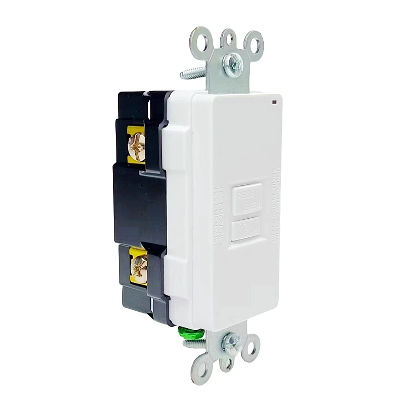 White Colour Gfci Outlet,Without Wall Plate-blank Face- Material-pc-103 ...