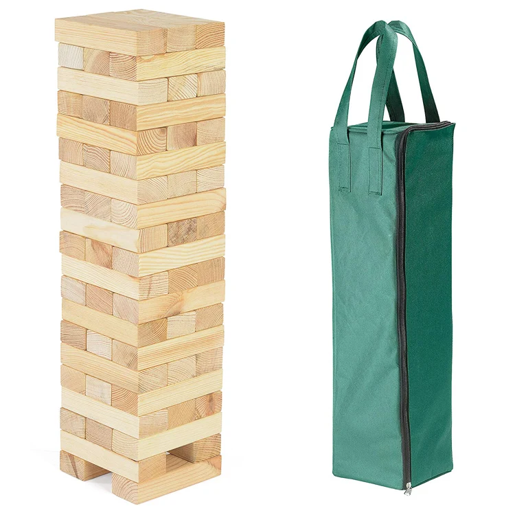Wooden Timber Tower Jumbo Blocks Giant Board Stacking Game| Alibaba.com
