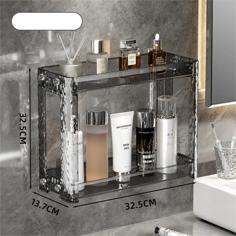 Space-saving Closet Organizer Clear Plastic Storage Rack Holder Storage ...