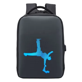 Customize Led Backpack Light Screen Waterproof Smart Back Packs Bag Led ...