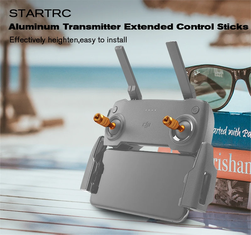 Aluminum Controller Extended Control Joysticks Sticks For Dji Mavic ...