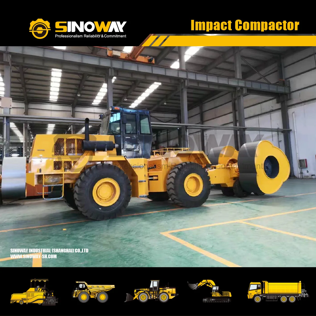 Dynamic Ground Compaction SWRD85 Rapid Impact Compactor for Sale ...