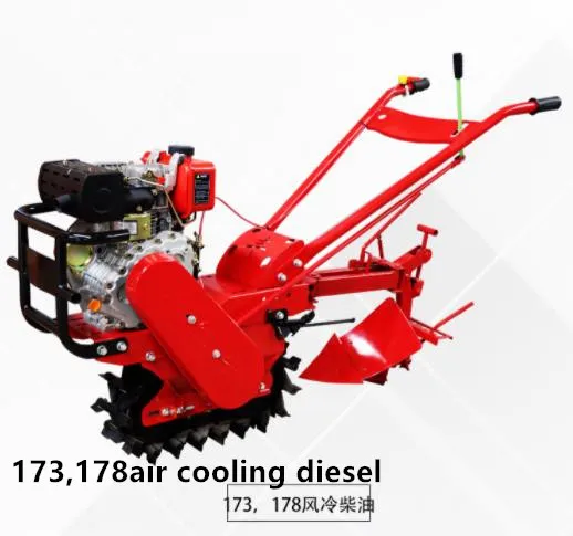 Small Plough Machine Agricultural Mini Chain Track Micro-tiller ...