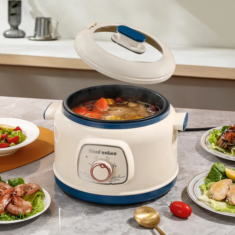 Multi-functional 2 Liter Electric Cooking Pot & 3 Liter Rice Cooker