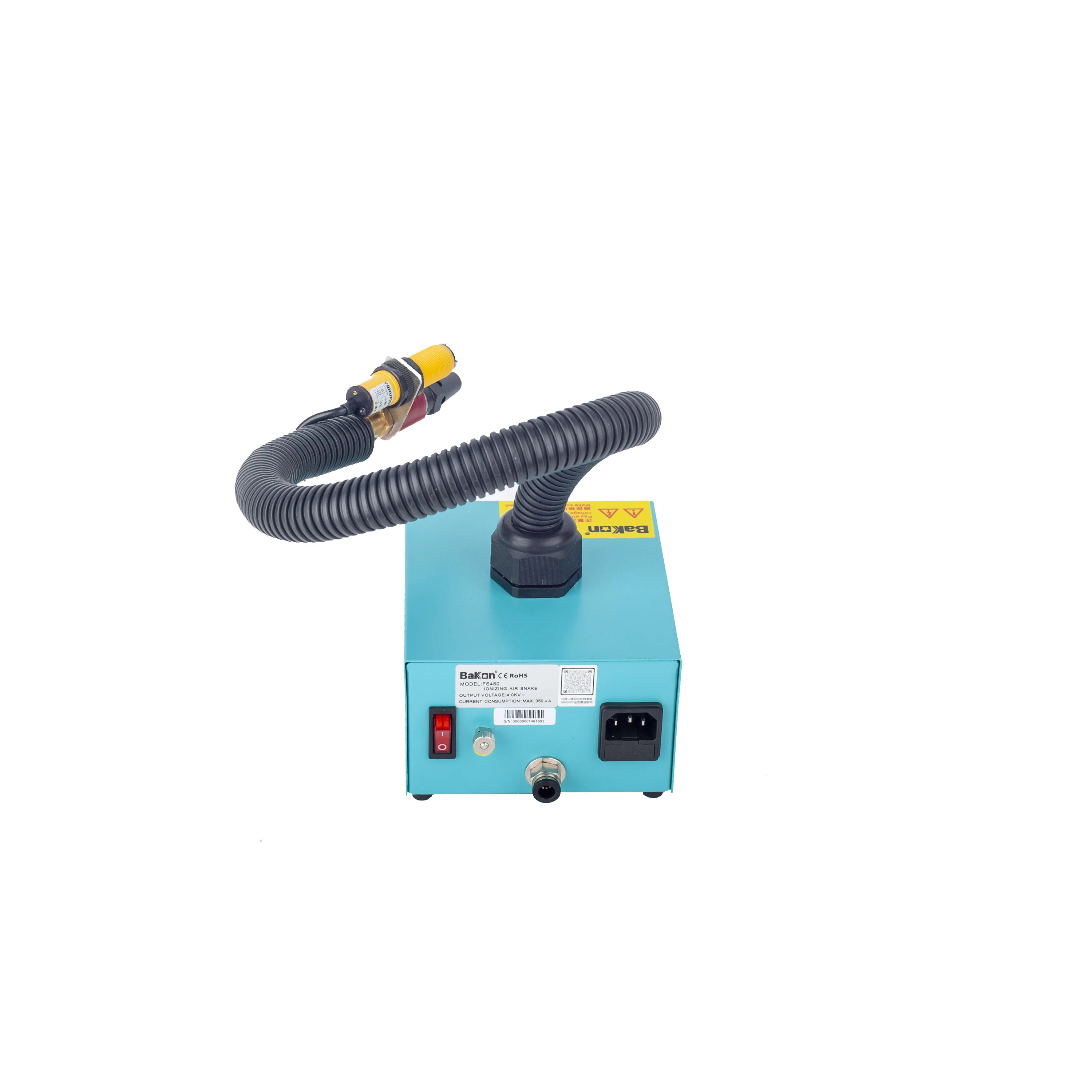 Electrostatic Ion Wind Snake - Efficient Dust Removal