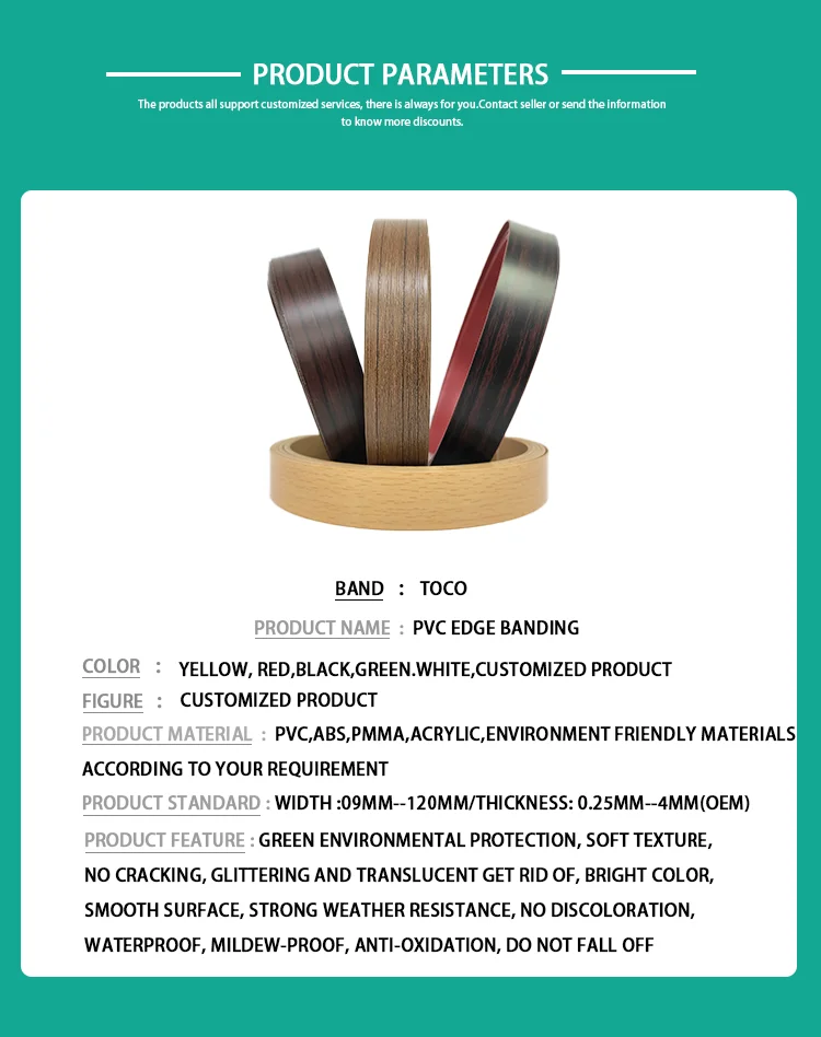 Toco Abs Edging Tape 5mm Thick Plastic Strips Abs Edge 2mm Thick Abs ...