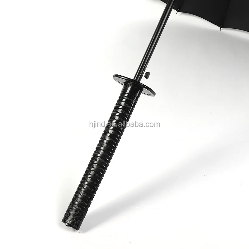 Straight Custom Samurai Sword Shaped Japanese Rain Umbrella