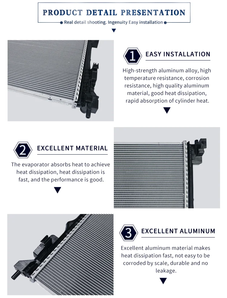 Faret 31211 PA66 GF30 Aluminum Radiator for Ford Everest 2015-2020 ...