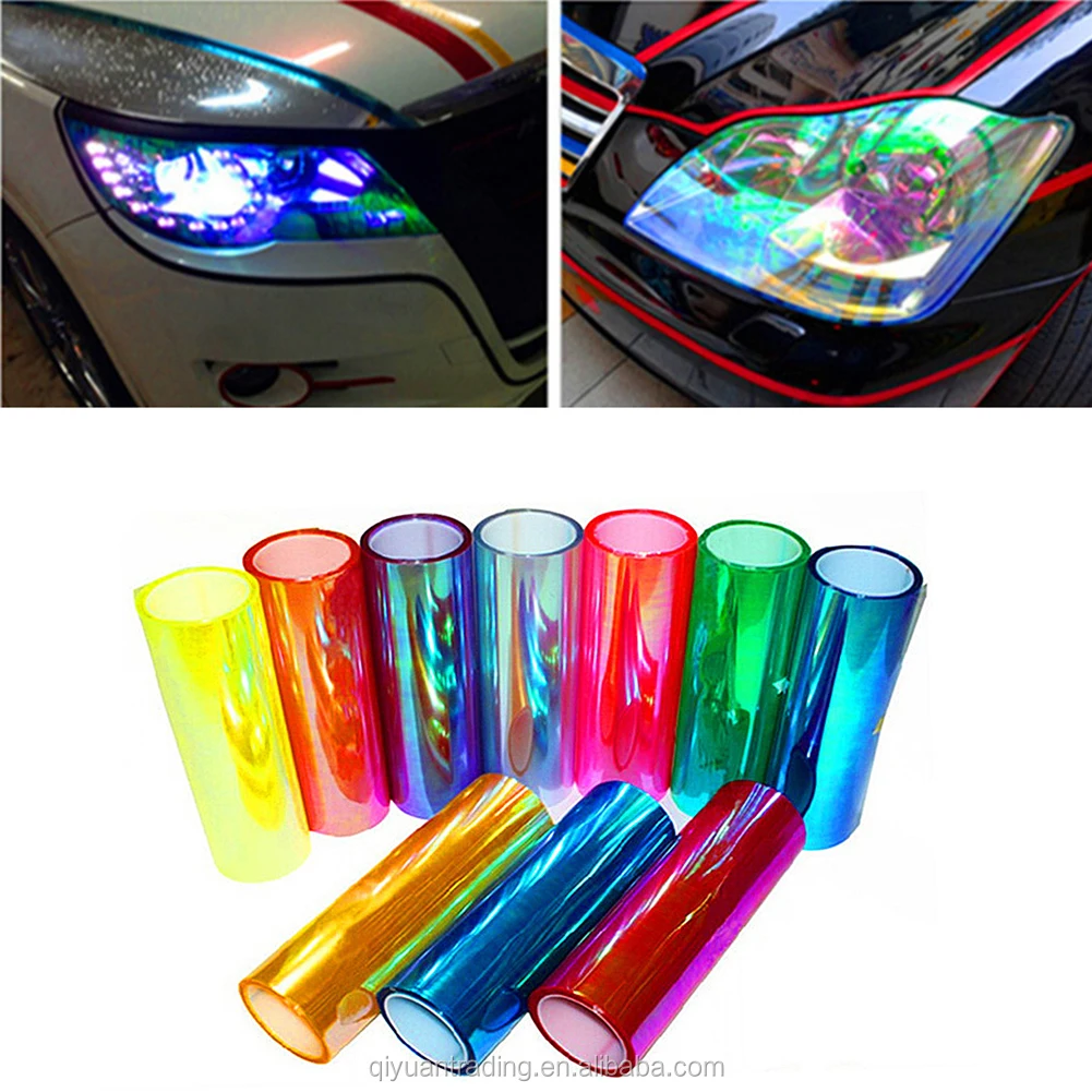 30*60cm Automobiles Car Light Refitting Light Lamp Film Changing Color ...