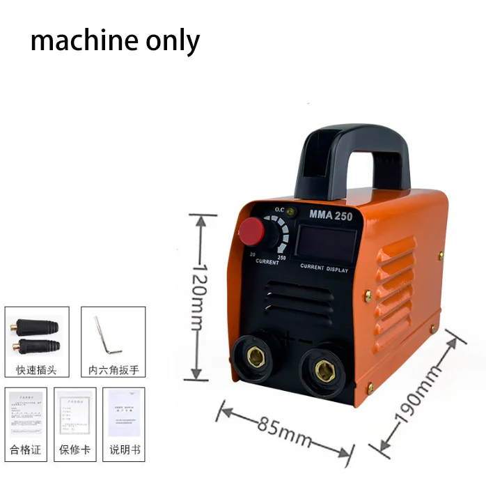 Mma 250 Portable 250a Arc Welder Inverter Welding Machine 110v/ 220v ...