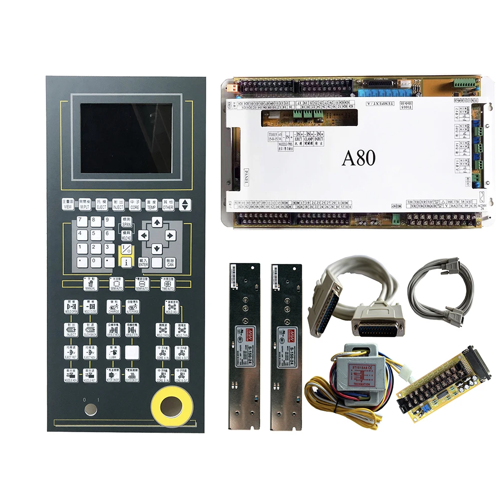 Techmation A80 PLC Control System with Single LCD - Ideal for Injection ...