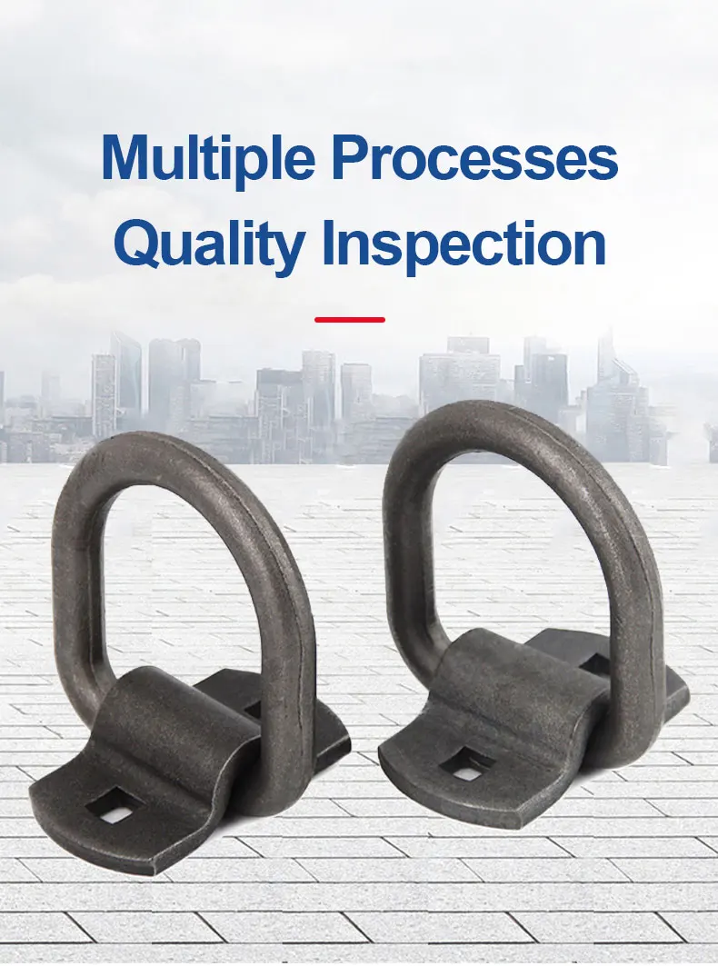 Thinkwell Forged Carbon Steel Heavy Duty Container D Ring With Bracket ...