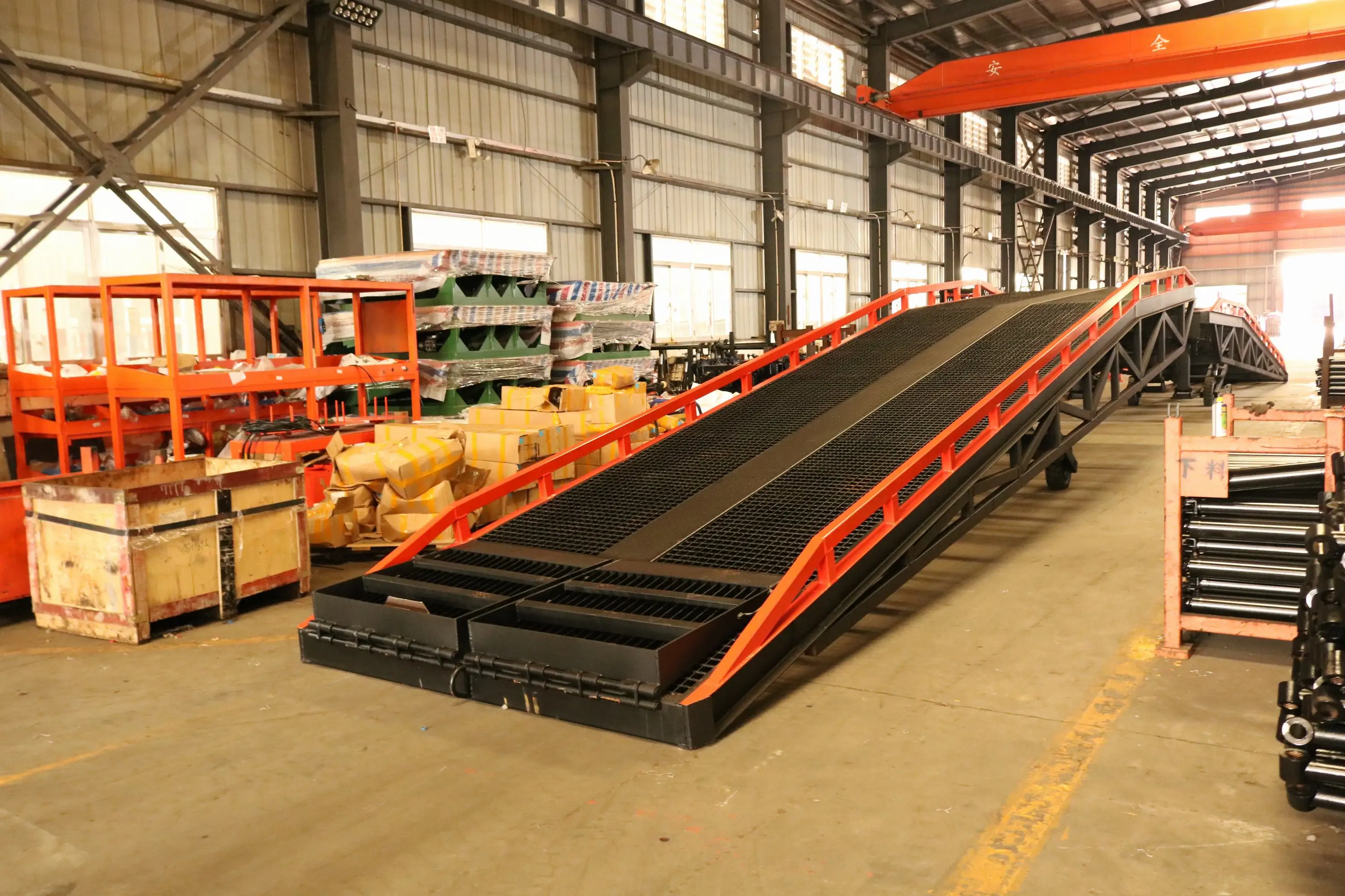 Standard Container Adjustable Hydraulic Mobile Loading Ramp Dock Ramps ...
