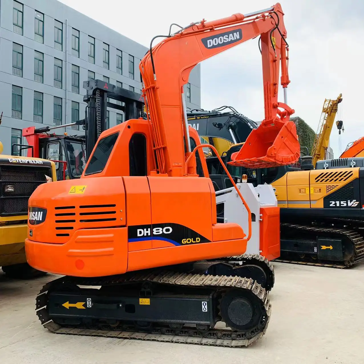 Used Original Doosan DX80 Hydraulic Crawler Small Excavator 8 Ton ...