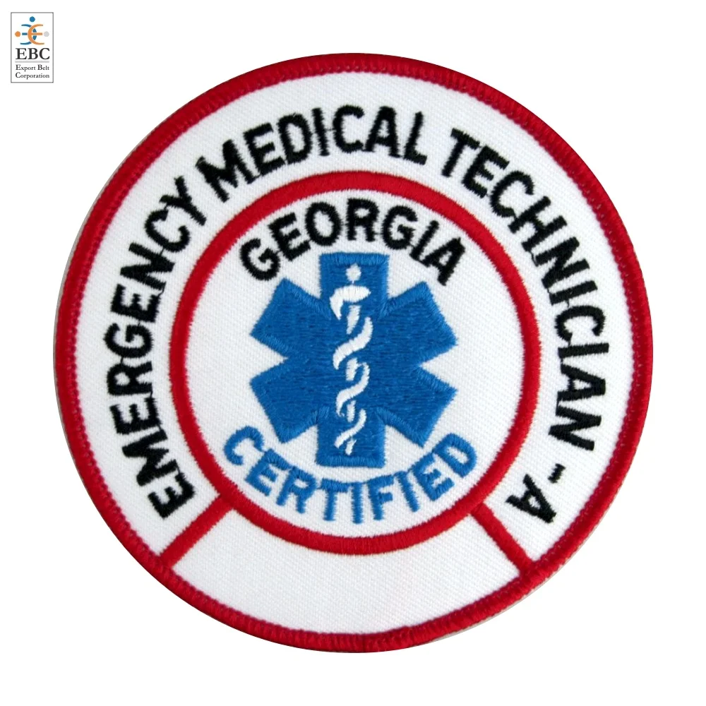 Customized OEM Patch Badge - High Quality PARAMEDIC EMS Logo