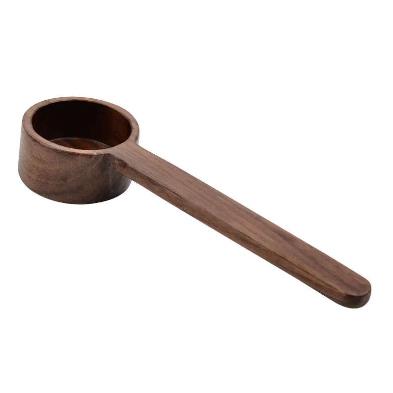 Black Walnut 10g Wooden Serving Spoon Long Handle Tea and Coffee ...