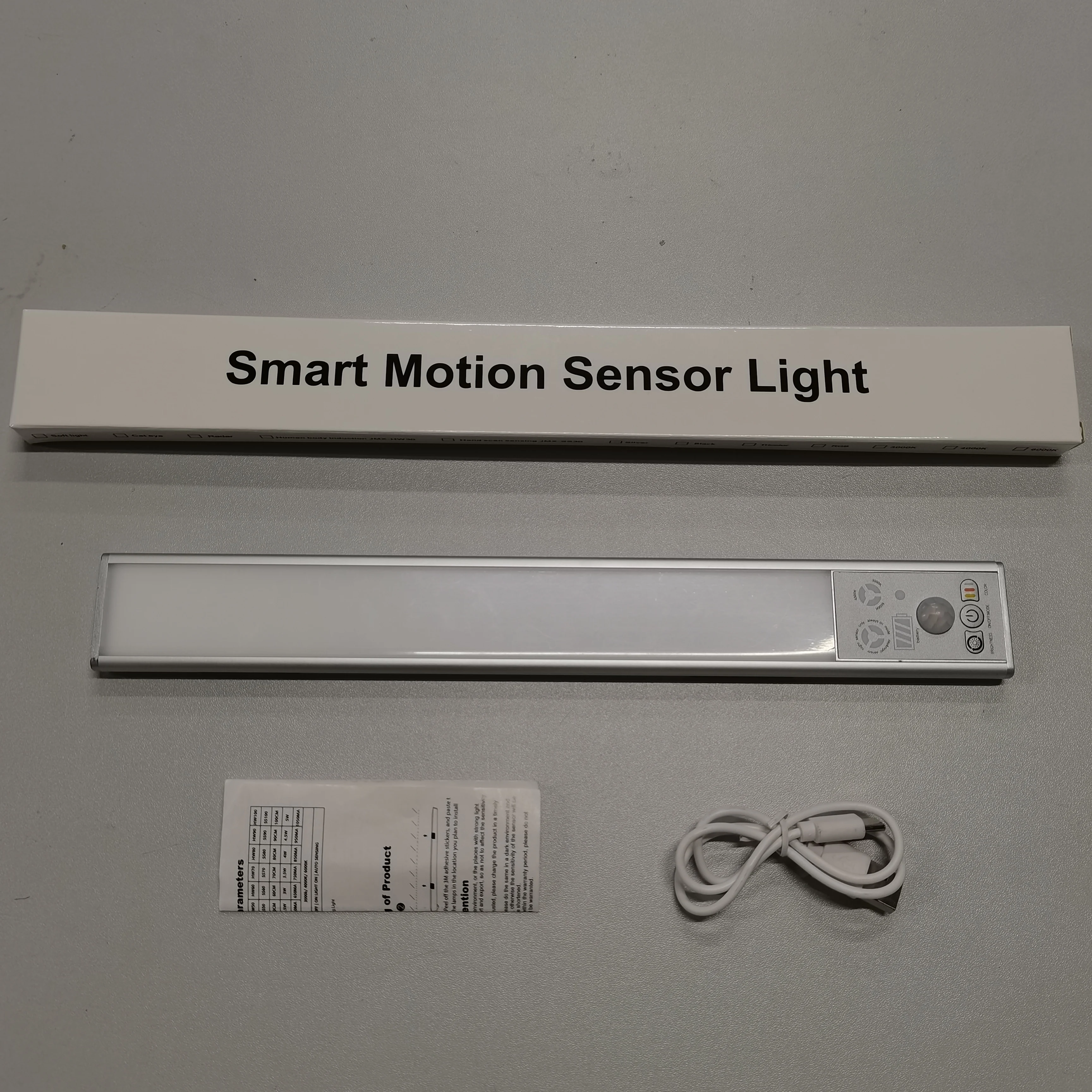 Banqcn Portable Sensor Cabinet Light With Battery Status For Cabinet ...