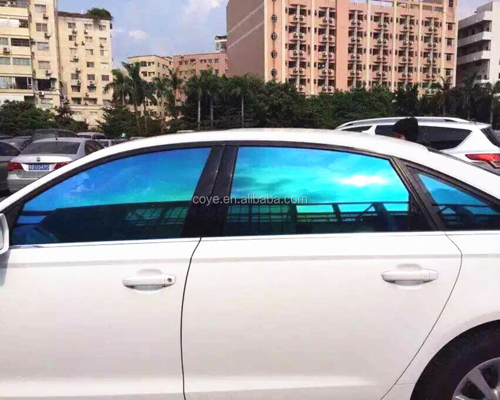 Sky Blue Car Window Tint Vlt 50% Front Windshield Car Foils Solar ...