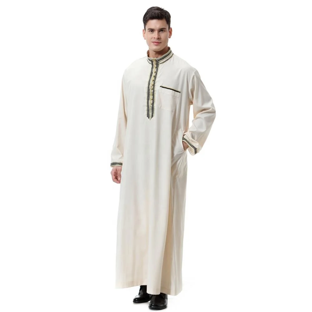 Men Arab Muslim Islamic Kaftan Robe Men Islamic Clothes - Buy Men ...