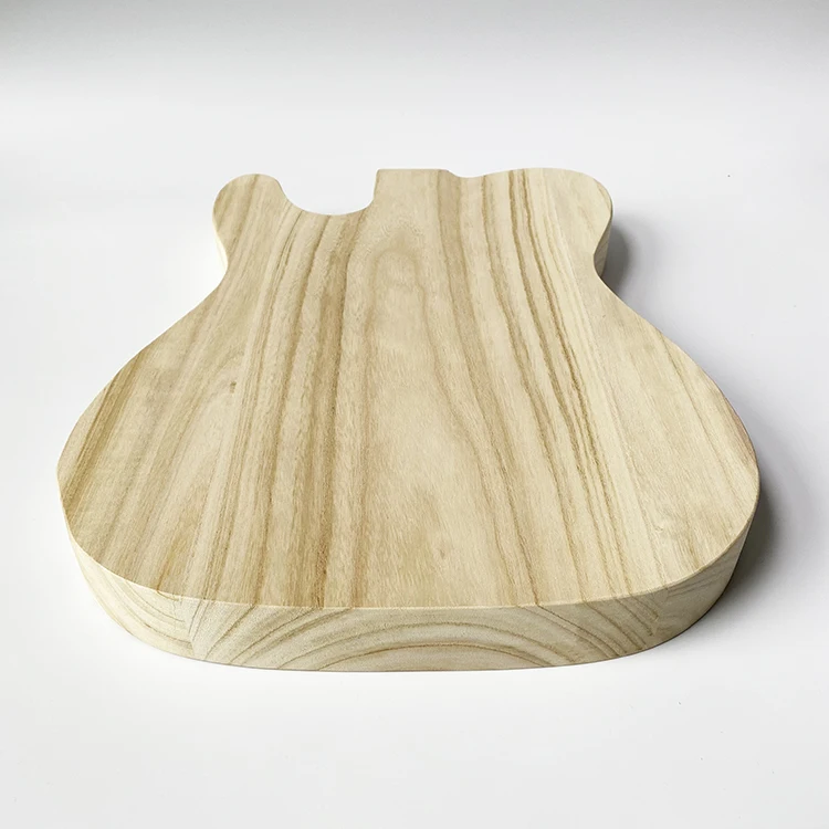Custom Paulownia Solid Wood Electric Guitar Body Blank