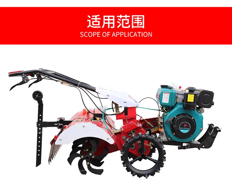 Agriculture Machine Garden Rototiller Rotary Tiller Hand Cultivator ...