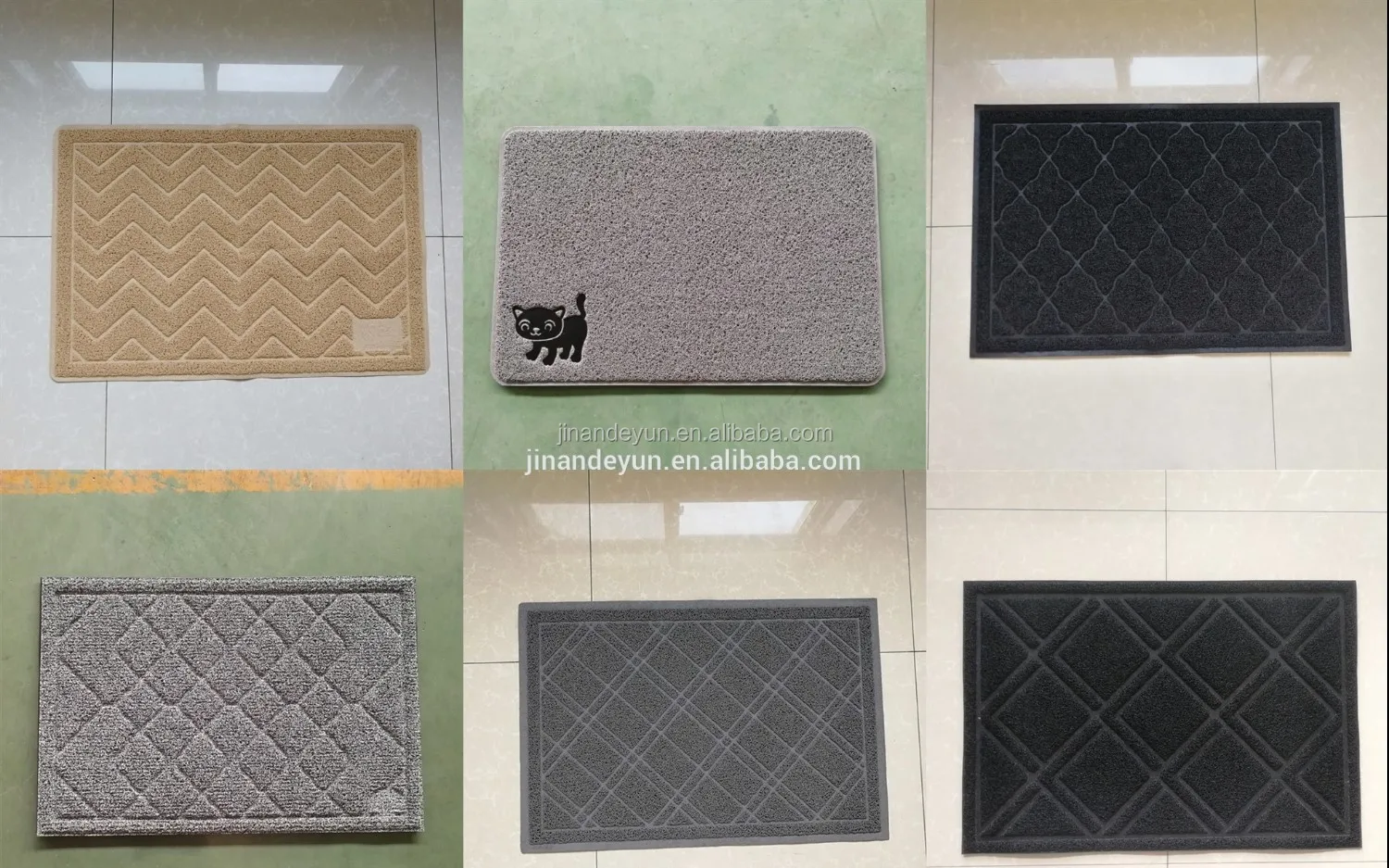 Anti-Slip PVC Vinyl Spaghetti Carpet Roll Mat for Outdoor & Indoor Use ...