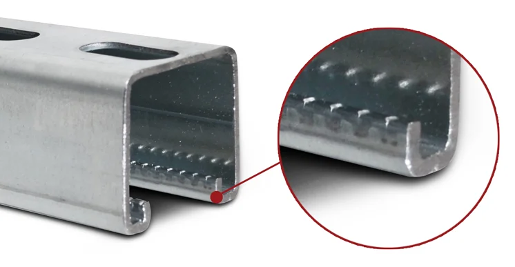 High Quality Metal Slotted Unistrut C Channel Strut Rail 41mm Aluminum ...