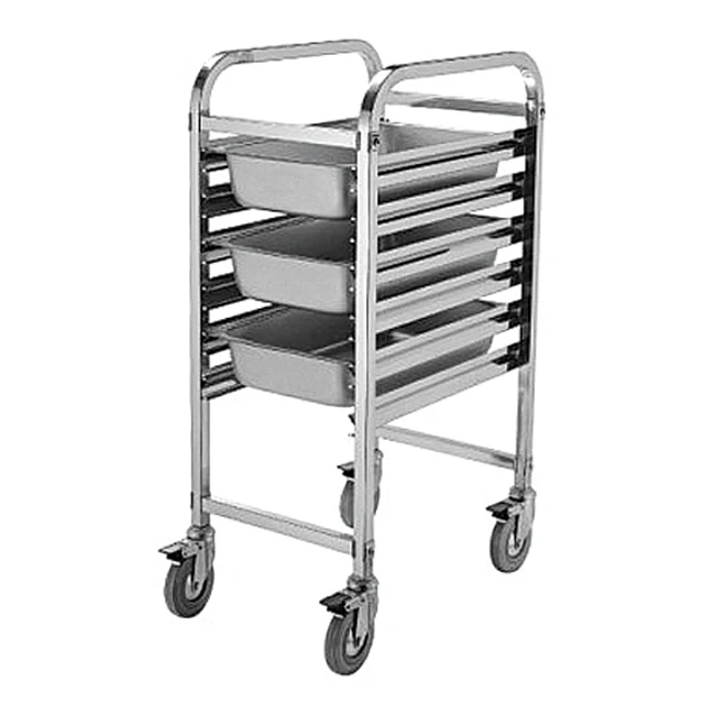 High Quality Dish Collection Heavy Duty Serving Dining Trolley Cart ...