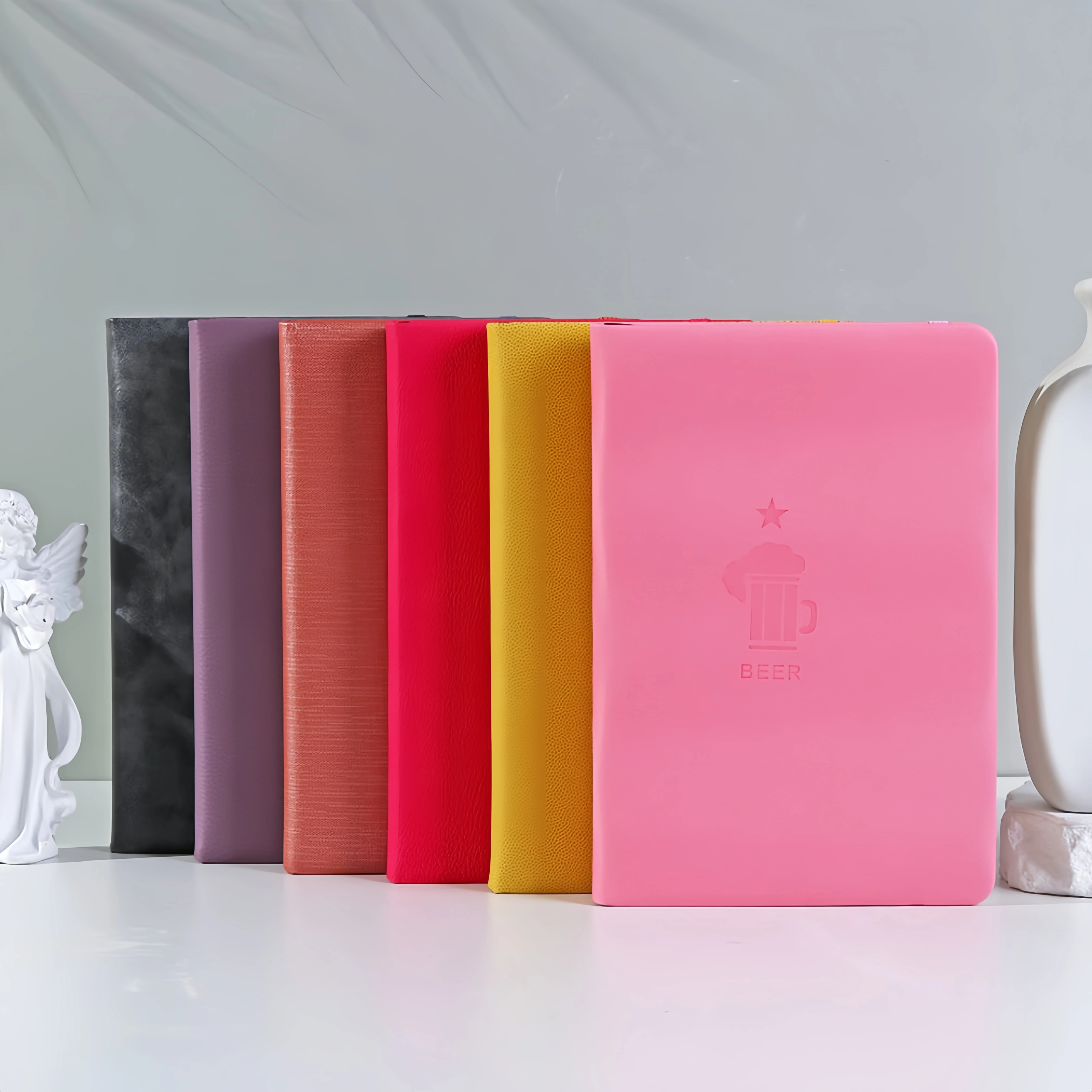 Sketch Book Faux Leather With Letterpress Emboss Printed Mini Size ...