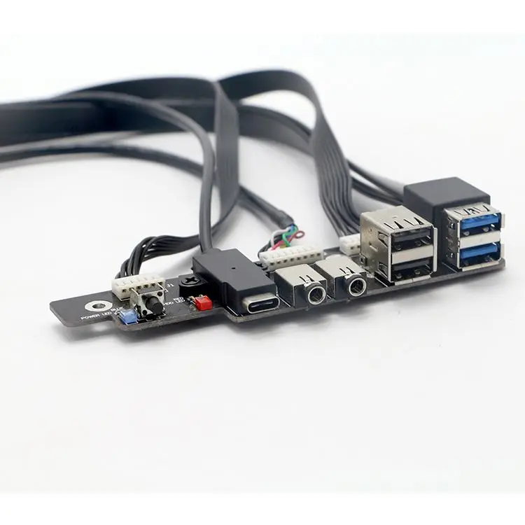 Computer Case PCB Cable - Dual USB & HD Audio Connectors