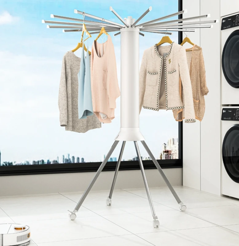 Octopus Cylinder Clothes Drying Rack - Space-Saving & Foldable