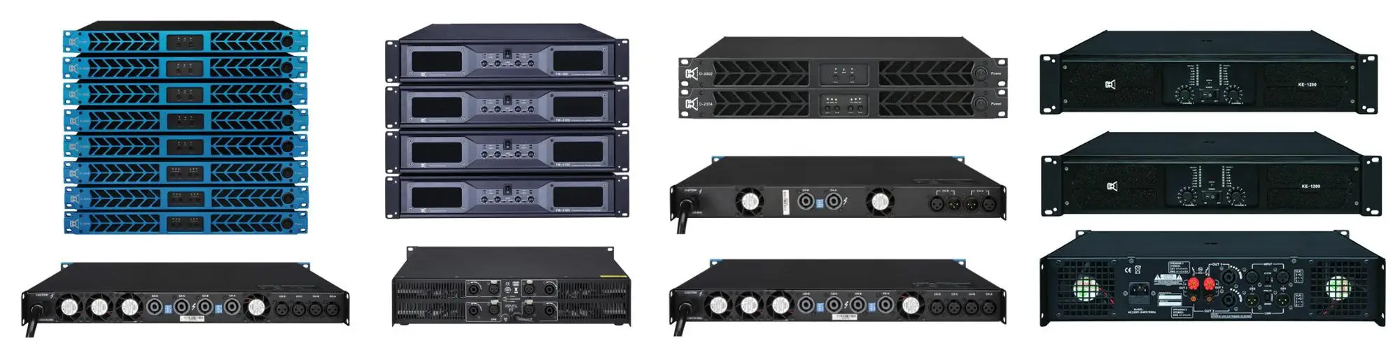 CVR Sound System - Professional 4 Channel Power Amplifier