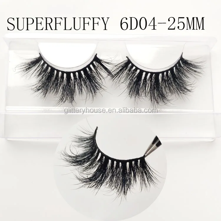 Super Fluffy Mink Fur Lashes Extra Dramatic Long Thick Curl Eyelashes ...