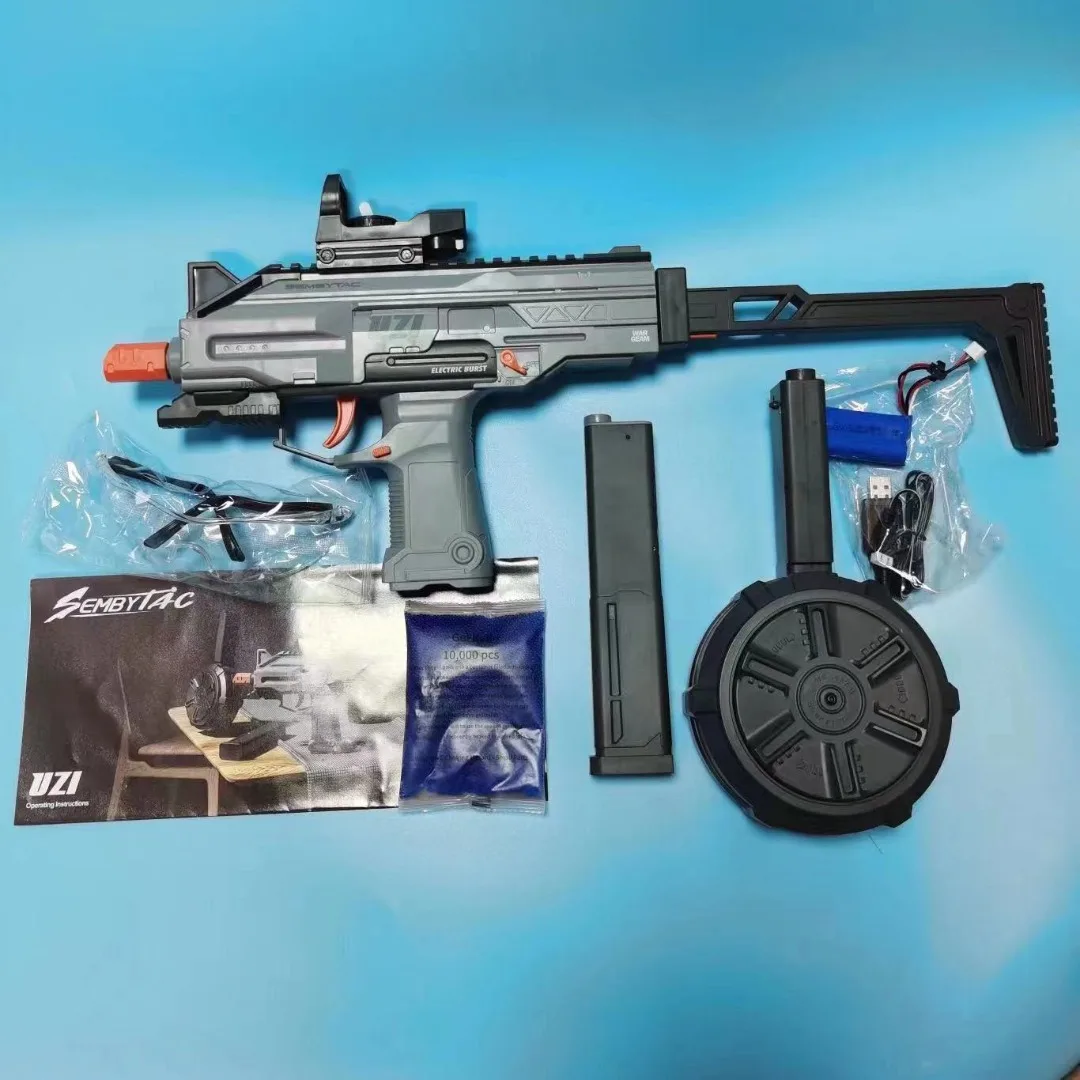2022 New Spot Uzi Gel Blaster Splatter Ball Pistol Electric Toy Gun ...