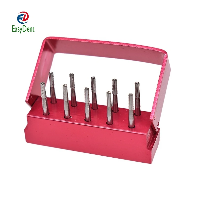 10pcs/box Dental Broken Crown Needle For Break Crown Endodontic Silver ...