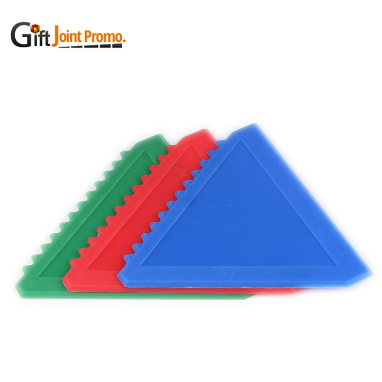 Triangle Plastic Handy Car Ice Scraper - Promotional Gift