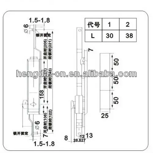 Ms717 Industrial Cabinet Rod Latch Lock - Buy Rod Lock,Metal Cabinet ...