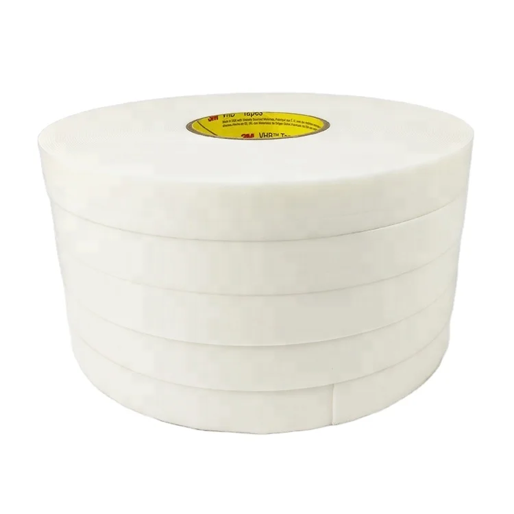 3M 4951 Various Specifications, 1.10mm Thick, White VHB Acrylic Foam Double-Sided Tape, Heat ...