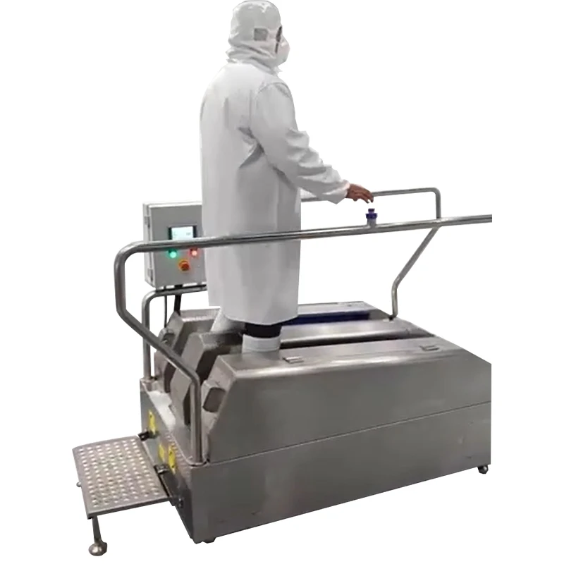 Plant Sanitation Hygiene Cleaning Station Industrial Boot Washer And ...