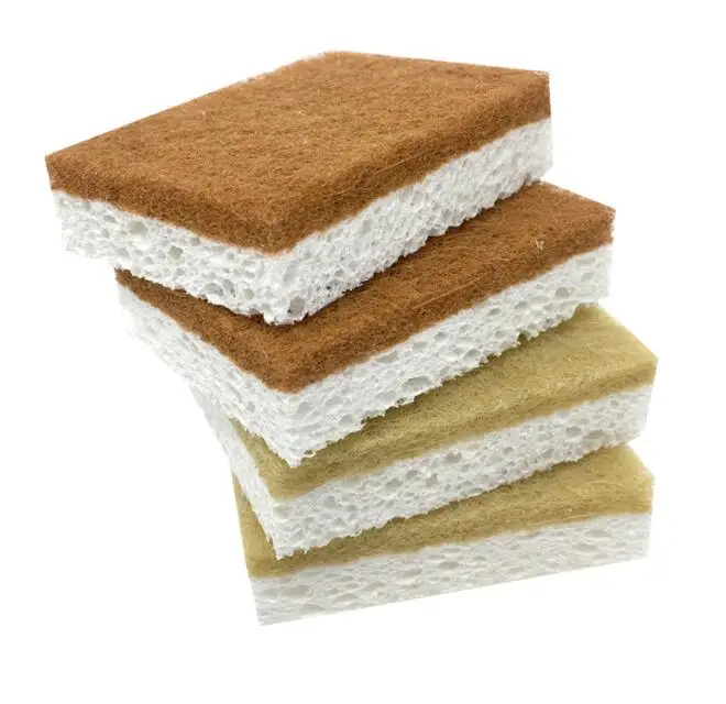 PUZHE Natural Biodegradable Wood Pulp Cotton Loofah Sponge